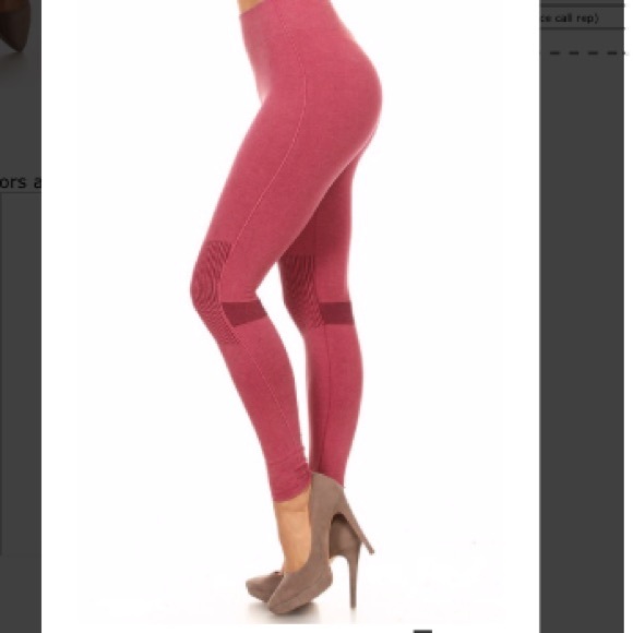 Yelete | Pants & Jumpsuits | Moto Texture Detailed Seamless Tights ...